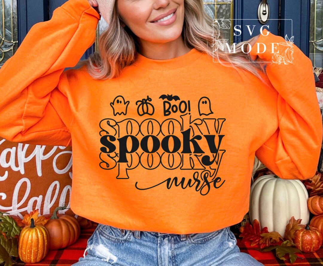 Spooky Nurse SVG PNG, Spooktacular Nurse Svg, Halloween Nurse Svg ...