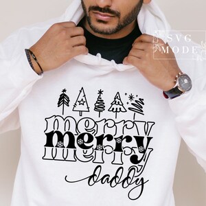 Merry Daddy SVG PNG PDF, Daddy Claus Svg, Funny Christmas Svg ...