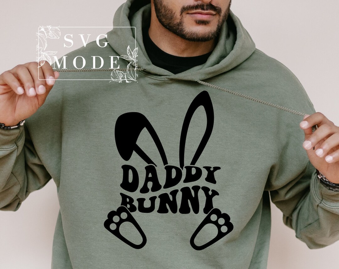 Daddy Bunny SVG PNG PDF, Easter Dad Shirt, Daddy Bunny Svg, Happy ...