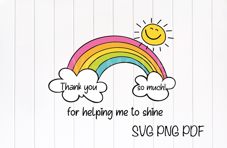 Thank You Teacher SVG PNG PDF Teacher Appreciation Gift Best - Etsy