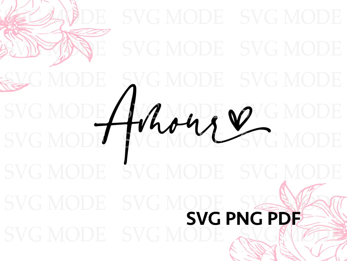Amour SVG PNG PDF, Hello Valentine Svg, Valentine's Day Svg, Love Svg ...