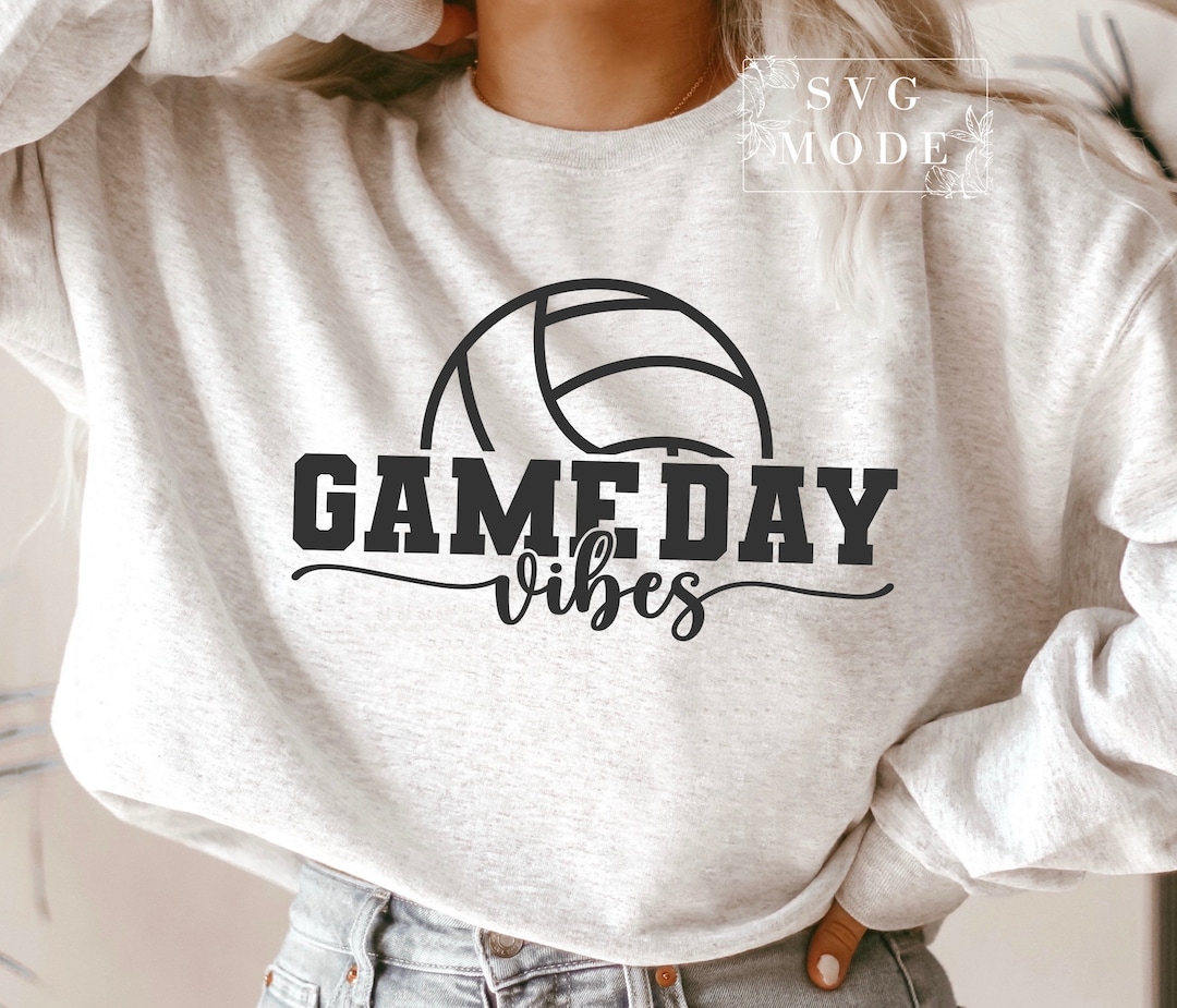 Volleyball Game Day SVG PNG PDF, Volleyball Mom Svg, Volleyball Svg ...