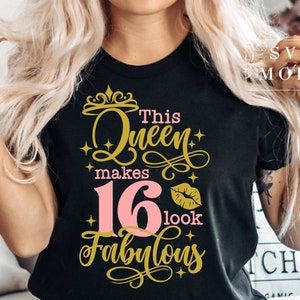 16th and Fabulous Svg Png 16th Birthday Svg Officially 16 - Etsy