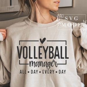Volleyball Manager SVG, Volleyball Shirt Svg, Volleyball Svg ...