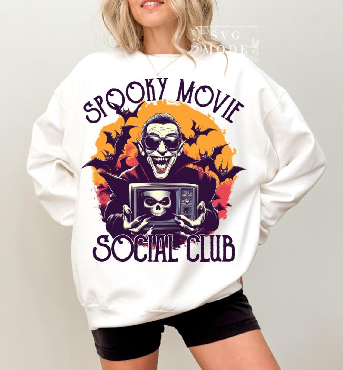 Spooky Movie Social Club PNG, Horror Movie Social Club Png, Spooky ...