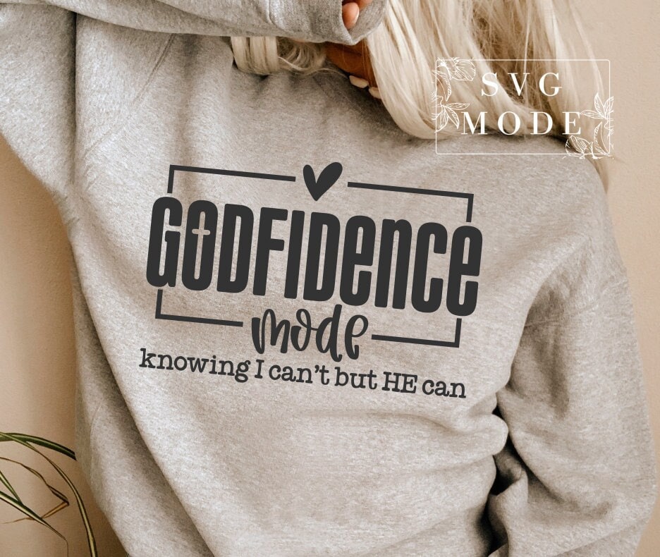 Godfidence SVG PNG, God Fidence Svg, Bible Verse Svg, Faith Svg, Love ...