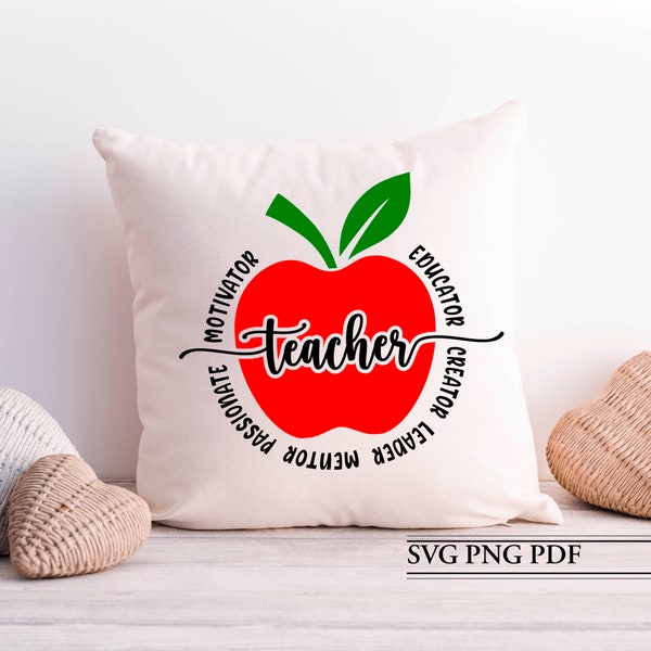 Teacher Appreciation Svg - Etsy