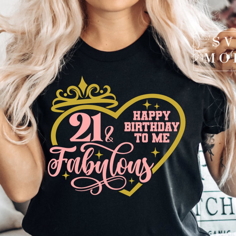 21st Birthday Svg - Etsy
