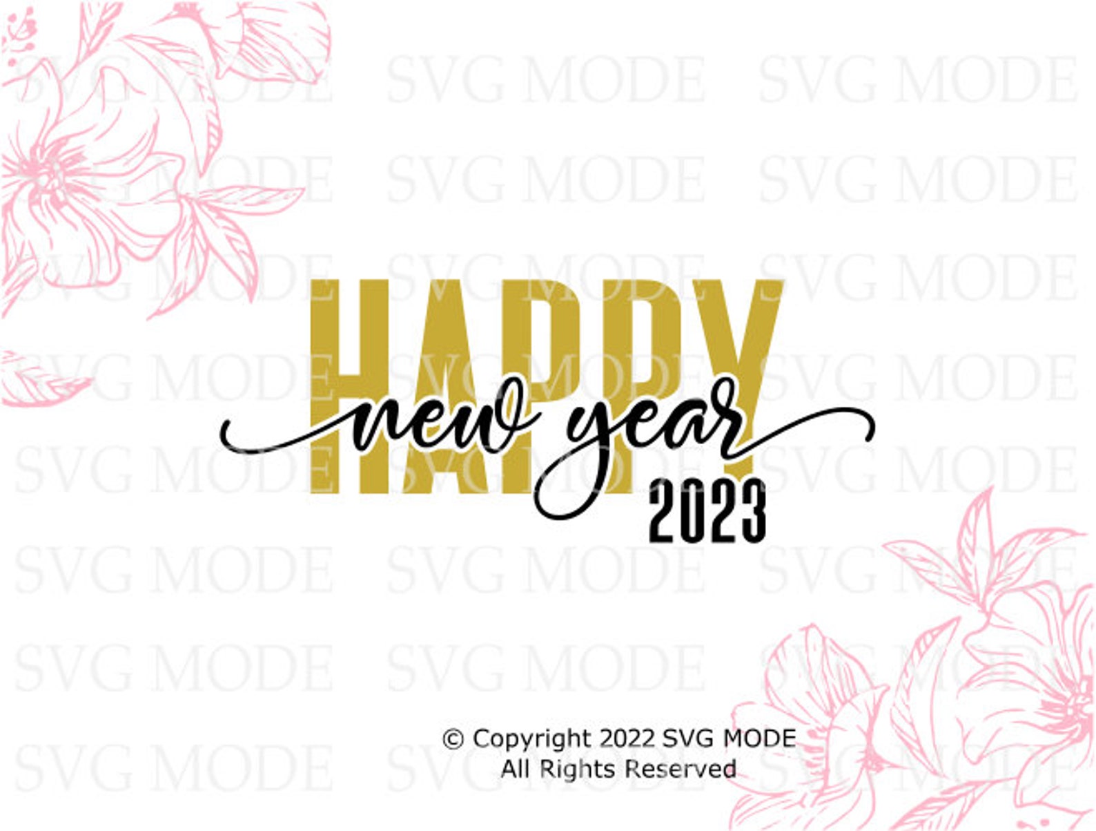 Happy New Year SVG New Year Shirt Svg Merry Christmas Svg - Etsy