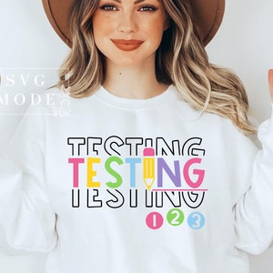 Test Day Teacher Shirt SVG PNG PDF, Testing Squad Svg, Test Day Svg ...
