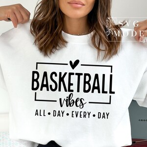Basketball Vibes SVG PNG, Mom Svg, Basketball Mom Svg, Mom Life Svg ...