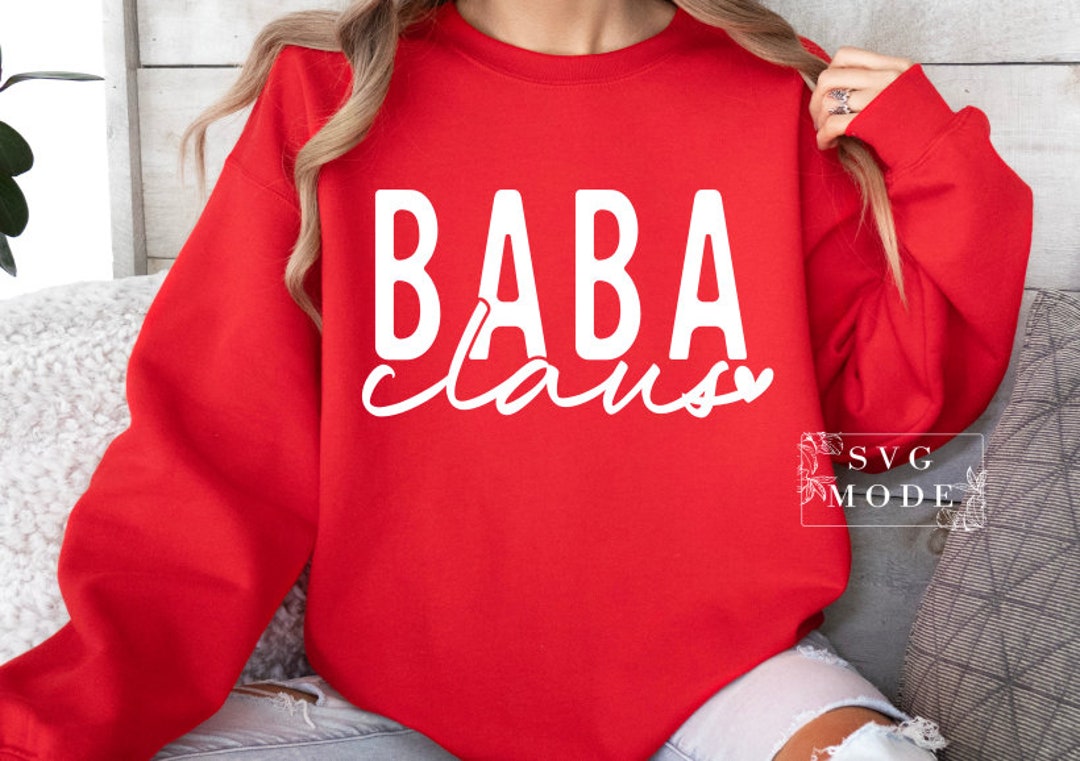 Baba Claus SVG PNG PDF, Merry Baba Svg, Christmas Mom Svg, Christmas ...