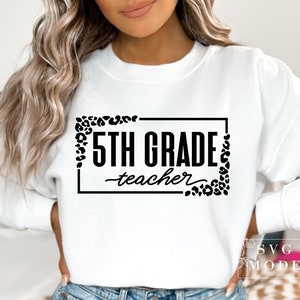 Fifth Grade Teacher SVG PNG, Teacher Life Svg, 5th Grade Teacher Svg ...