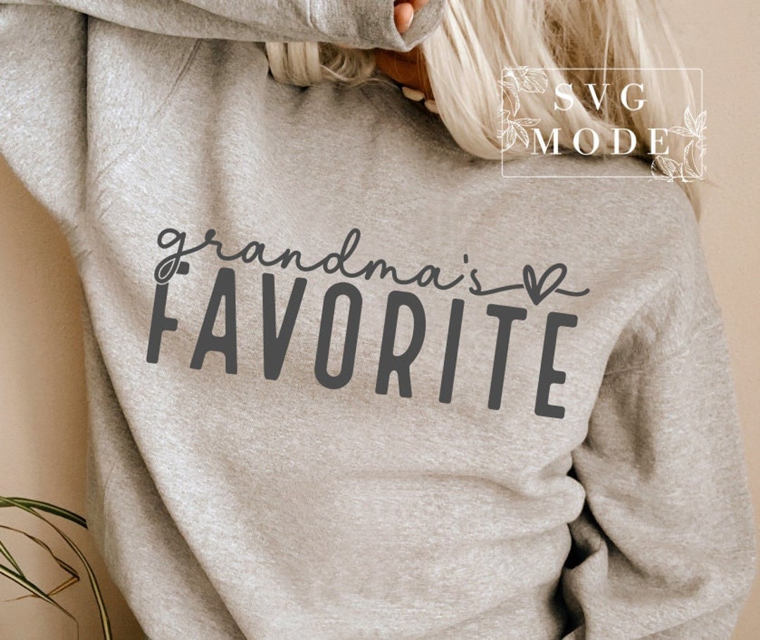 Grandma's Favorite SVG PNG, Favorite Grandchild Svg, Mother's Day Shirt ...