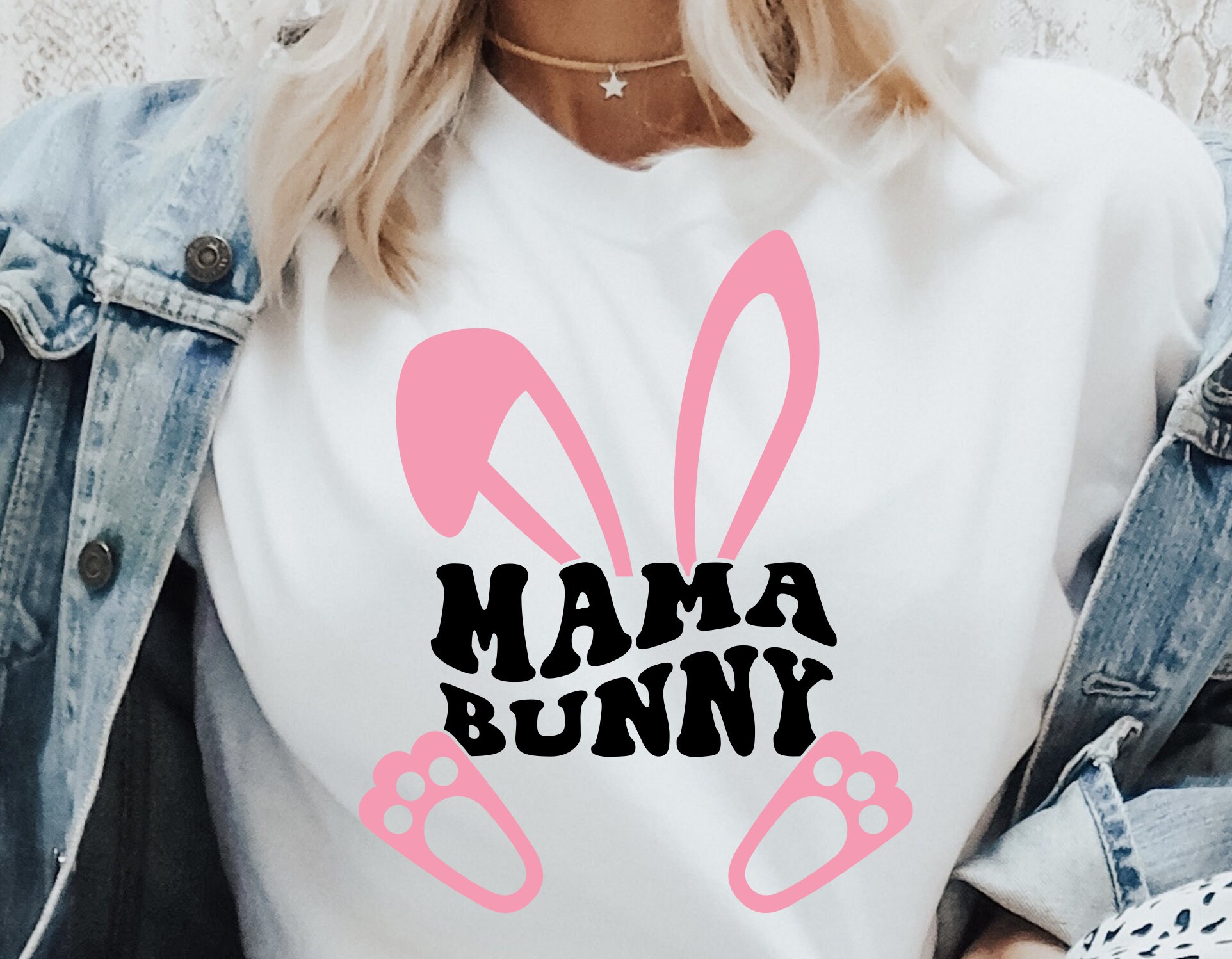 Mama Bunny Svg Mini Bunny Svg Easter Mama Shirt Svg Happy | Etsy