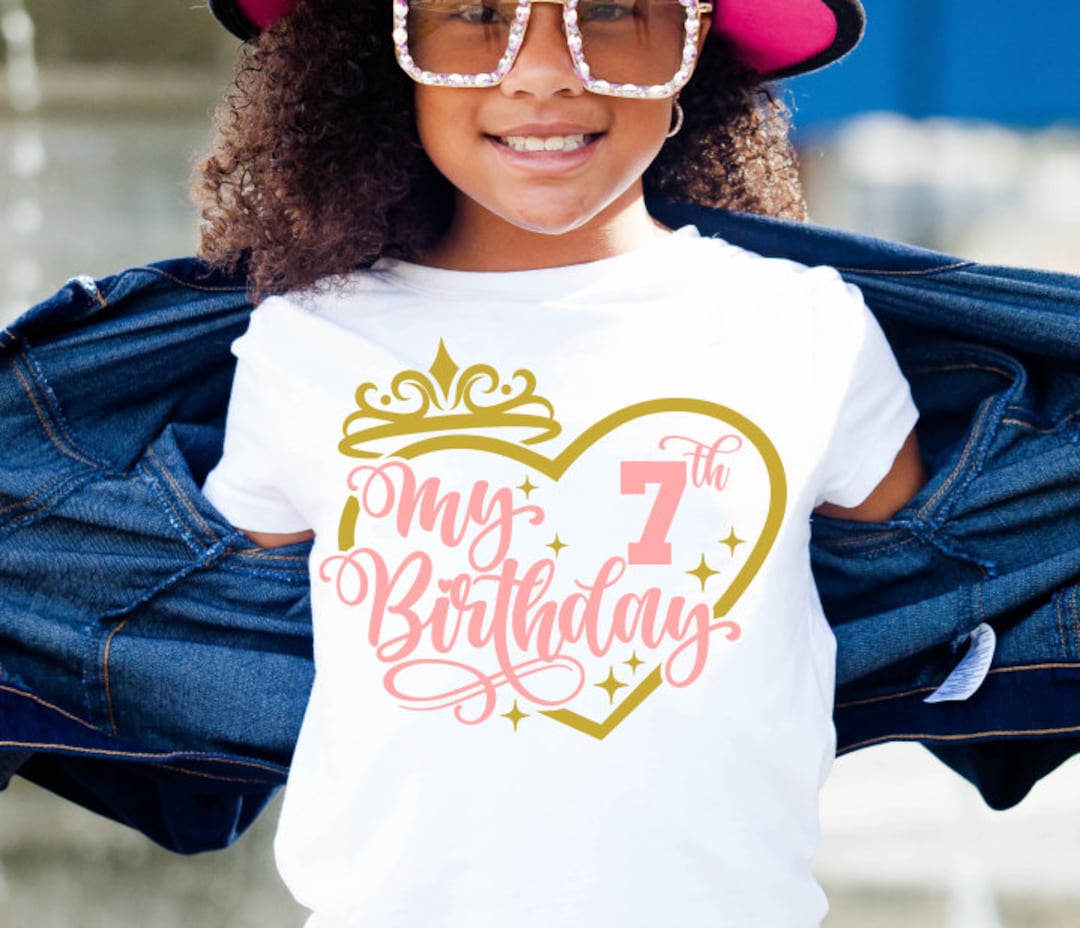 7th Birthday SVG PNG PDF, 7th Birthday Svg, Birthday Svg, Seventh ...