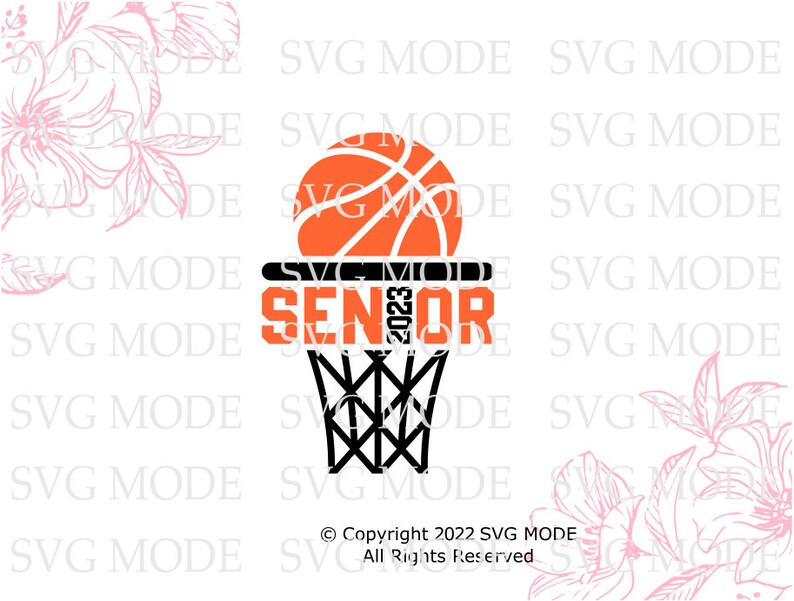 Senior Basketball SVG PNG PDF Senior Svg Class of 2023 Svg - Etsy