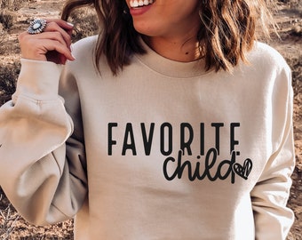 Favorite Child SVG PNG PDF Mom Shirt Svg Daughter Shirt Svg | Etsy