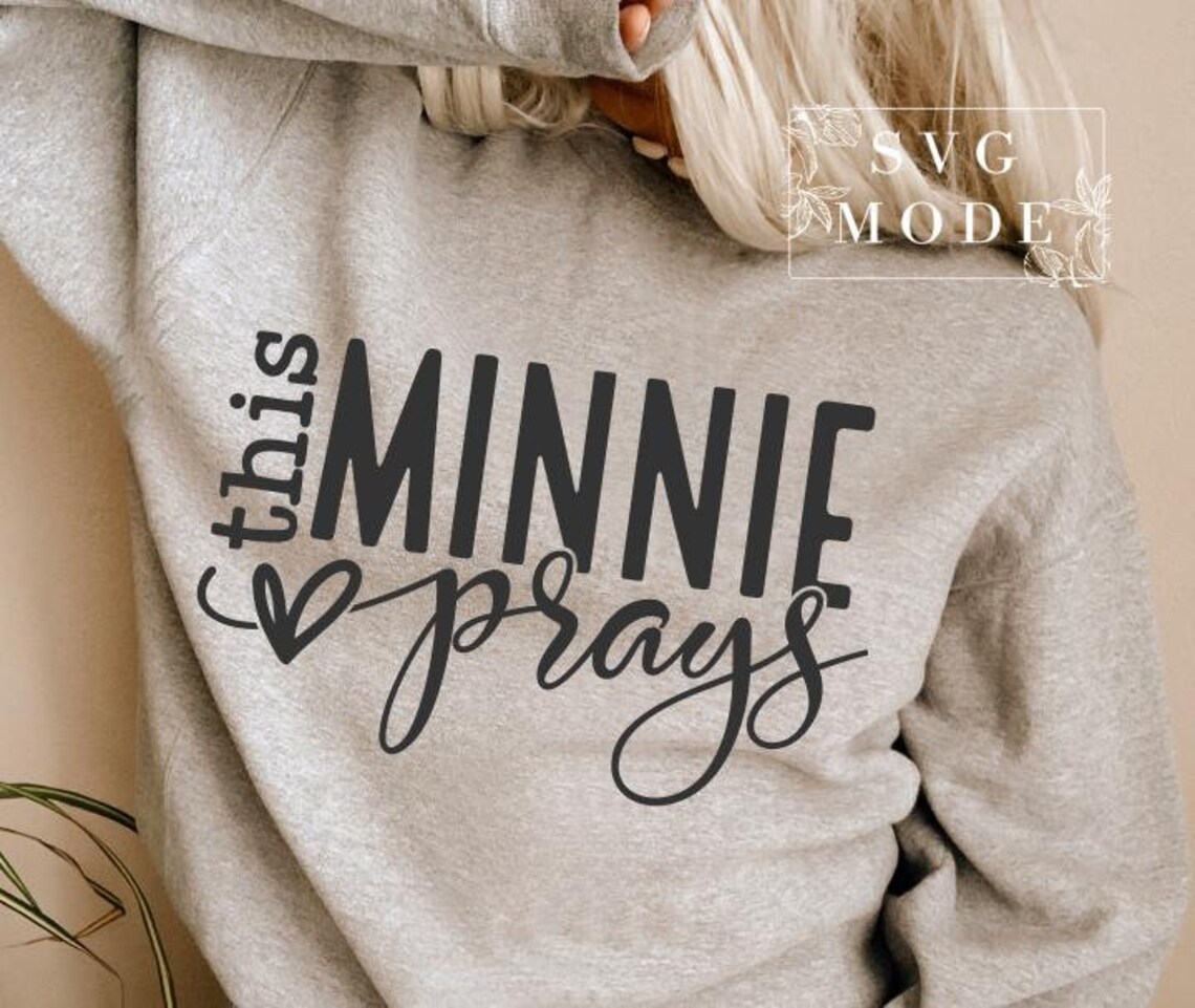 This Minnie Prays SVG PNG, Praying Minnie Svg, Minnie Svg, Minnie Svg ...
