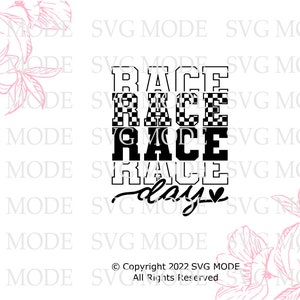 Race Day SVG PNG, Race Day Vibes Svg, Game Day Svg, Race Day Cheer Svg ...