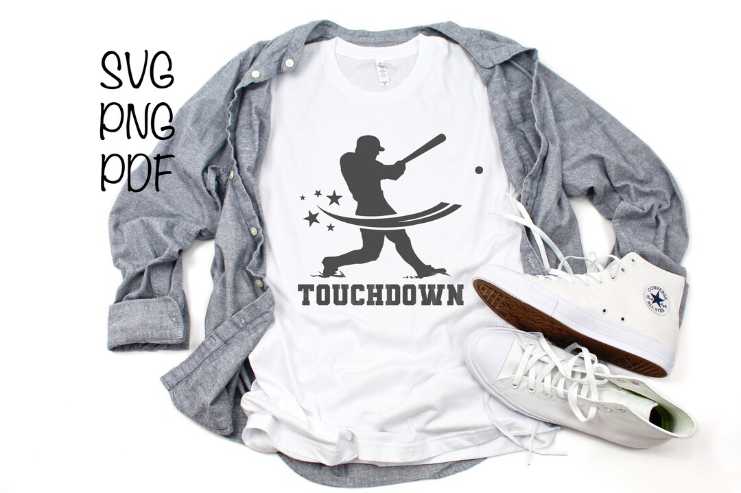 Touchdown T-shirt Svg, Baseball Svg, Funny Sports Svg, Funny Baseball ...