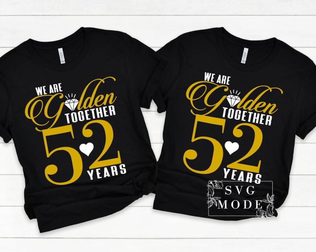 52nd Wedding Anniversary SVG PNG PDF, 52nd Anniversary Svg, 52nd ...
