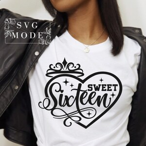 Officially 16 SVG PNG, 16th Birthday Svg, Sweet 16 Shirt Svg, It's My ...