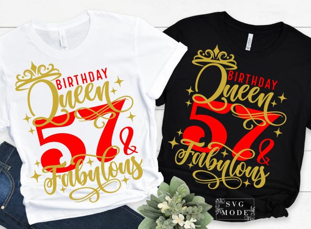 Fifty Seven and Fabulous SVG PNG, Hello 57 Svg, 57th Birthday Svg ...