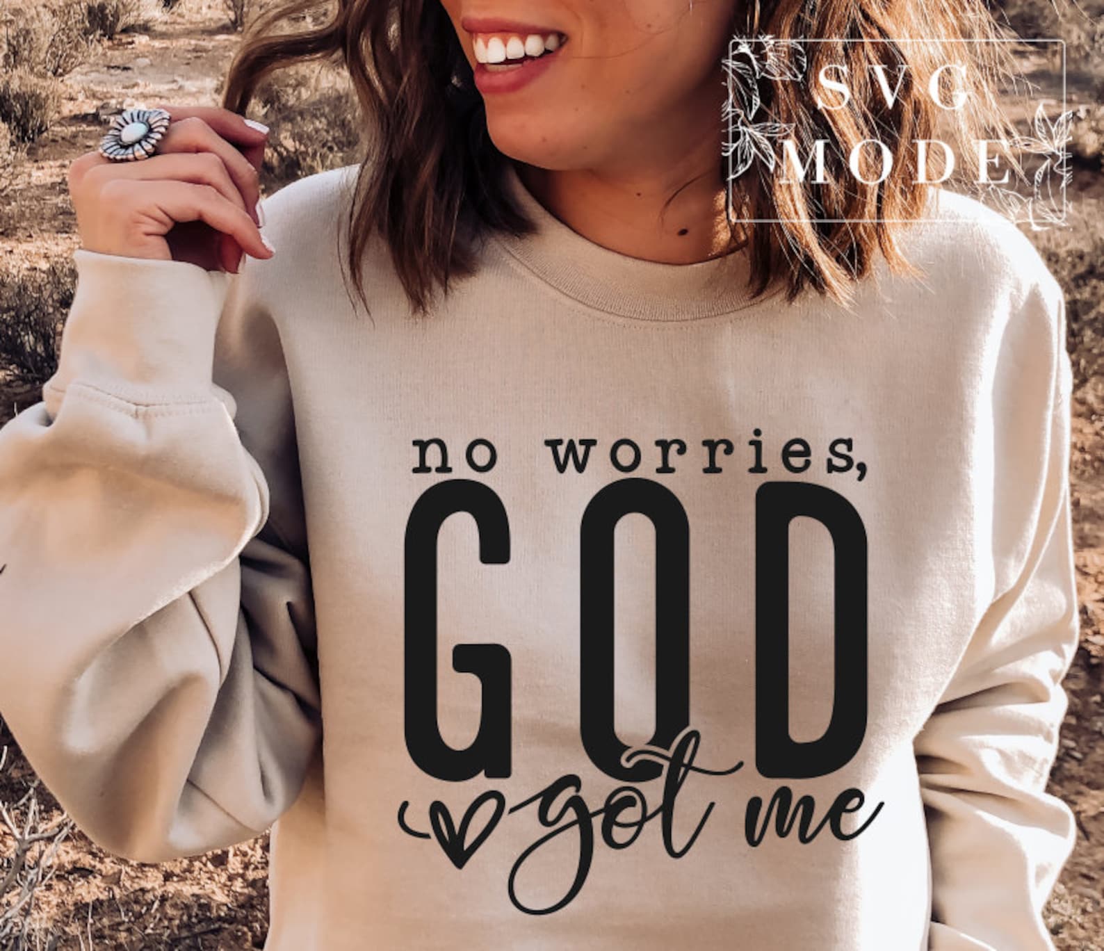 No Worries God Got Me SVG Christian Svg Religious Svg You - Etsy