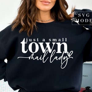 Small Town Mail Lady SVG PNG, Postal Worker Svg, Mail Lady Svg, Mail ...