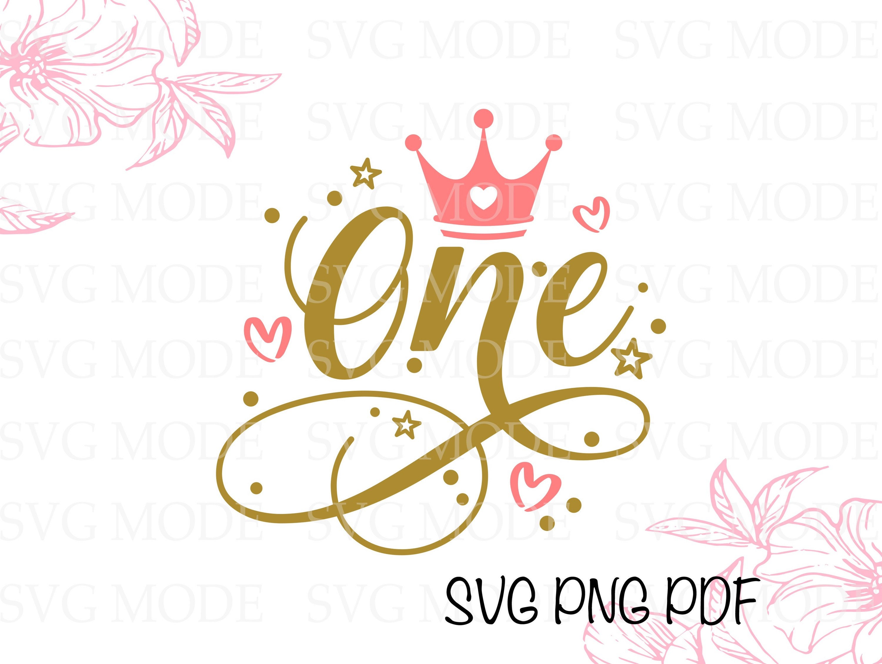 First Birthday SVG PNG PDF 1st Birthday Svg Birthday Svg - Etsy