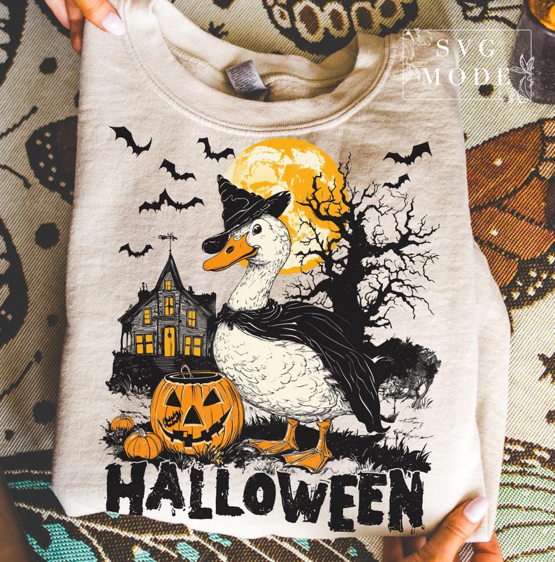 Spooky Goosey PNG, Halloween Silly Goose Clipart, Halloween Goose ...