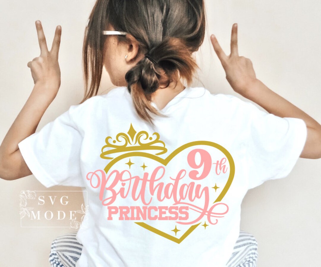 9th Birthday SVG PNG PDF , 9th Birthday Svg, Birthday Svg, 9th Birthday ...