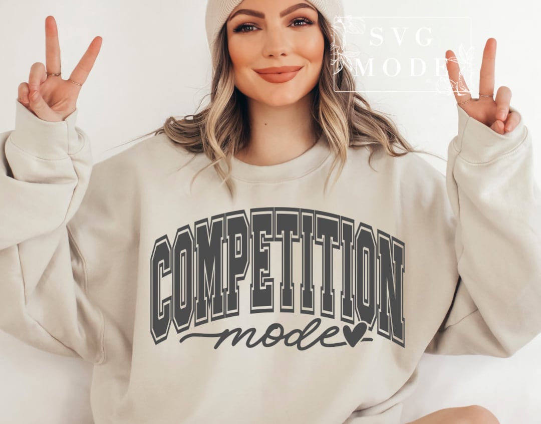 Competition Mode SVG PNG, Cheer Shirt, Cheerleader Svg, Game Day Vibes ...