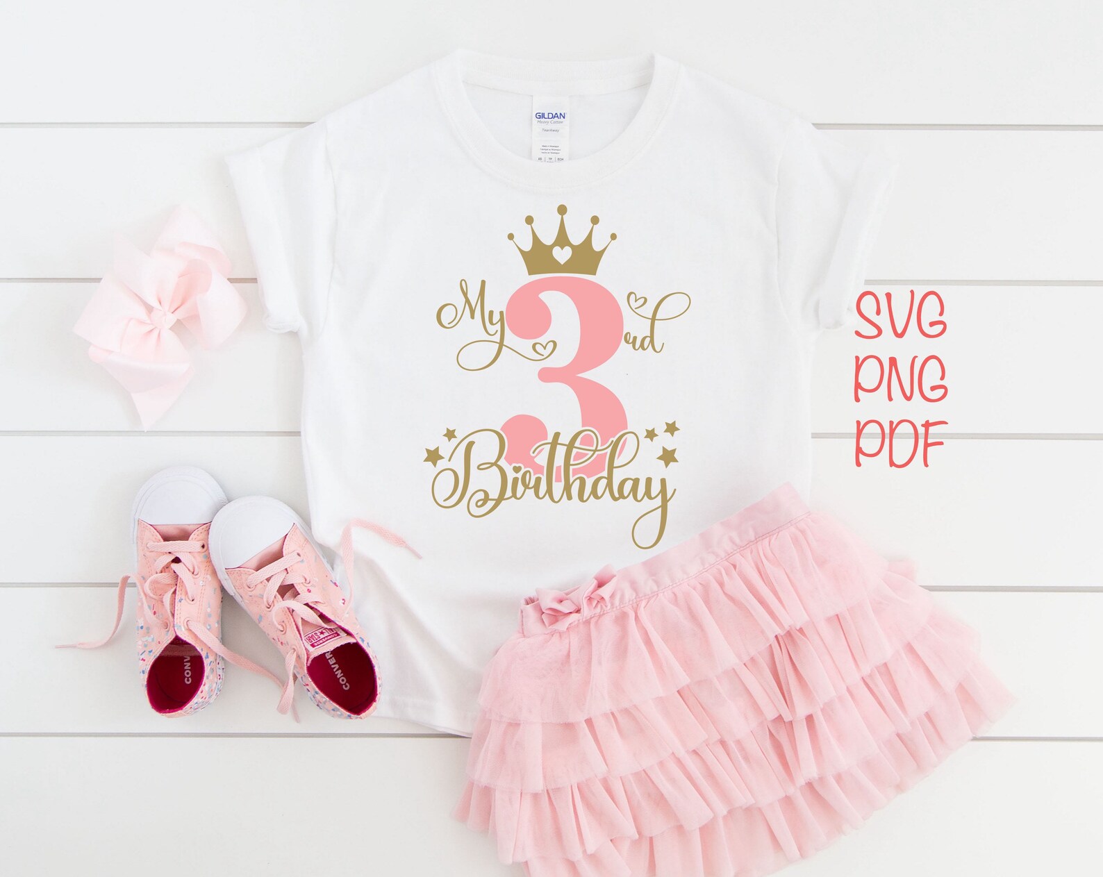 Third Birthday SVG PNG PDF 3rd Birthday Svg Birthday Svg | Etsy