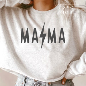 Mama SVG PNG PDF, Rocker Style Mama Svg, Mama Vibes Svg, Mom Svg, Mom ...