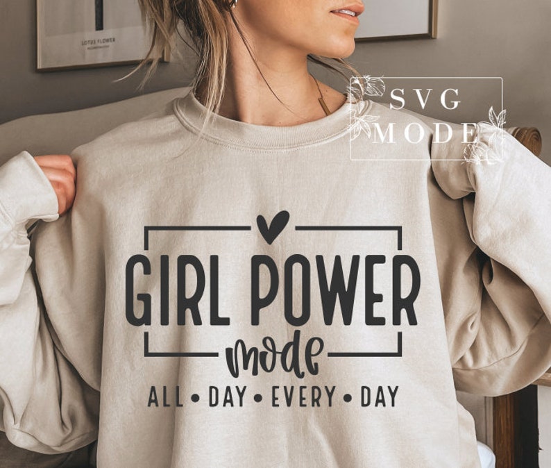 Girl Power Svg Inspirational Svg Positive Quote Svg Mental - Etsy
