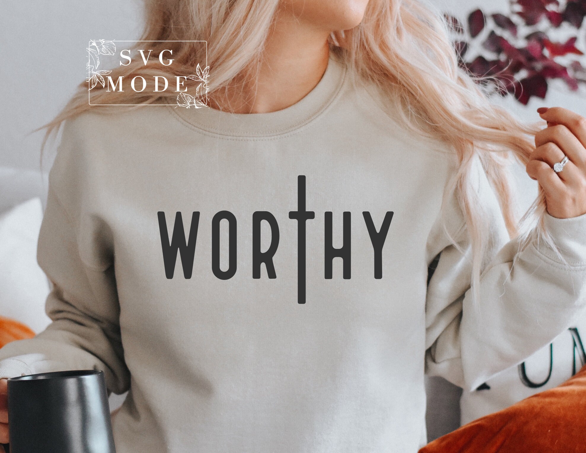 Worthy SVG PNG PDF Religious Svg Inspirational Svg - Etsy