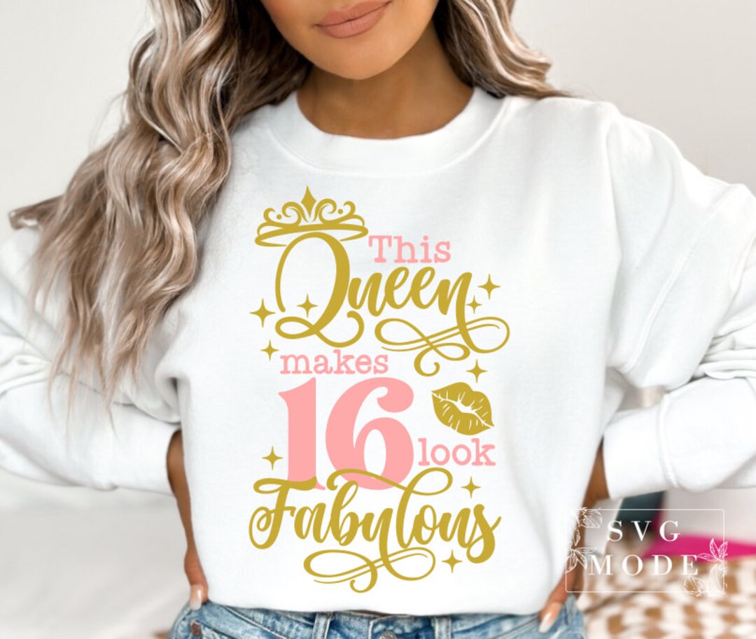16th and Fabulous Svg Png 16th Birthday Svg Officially 16 - Etsy