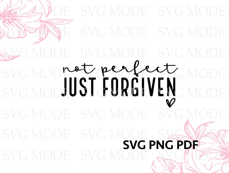 SVG cristiano perdonado, diseño de Pascua de amor propio (descarga ...