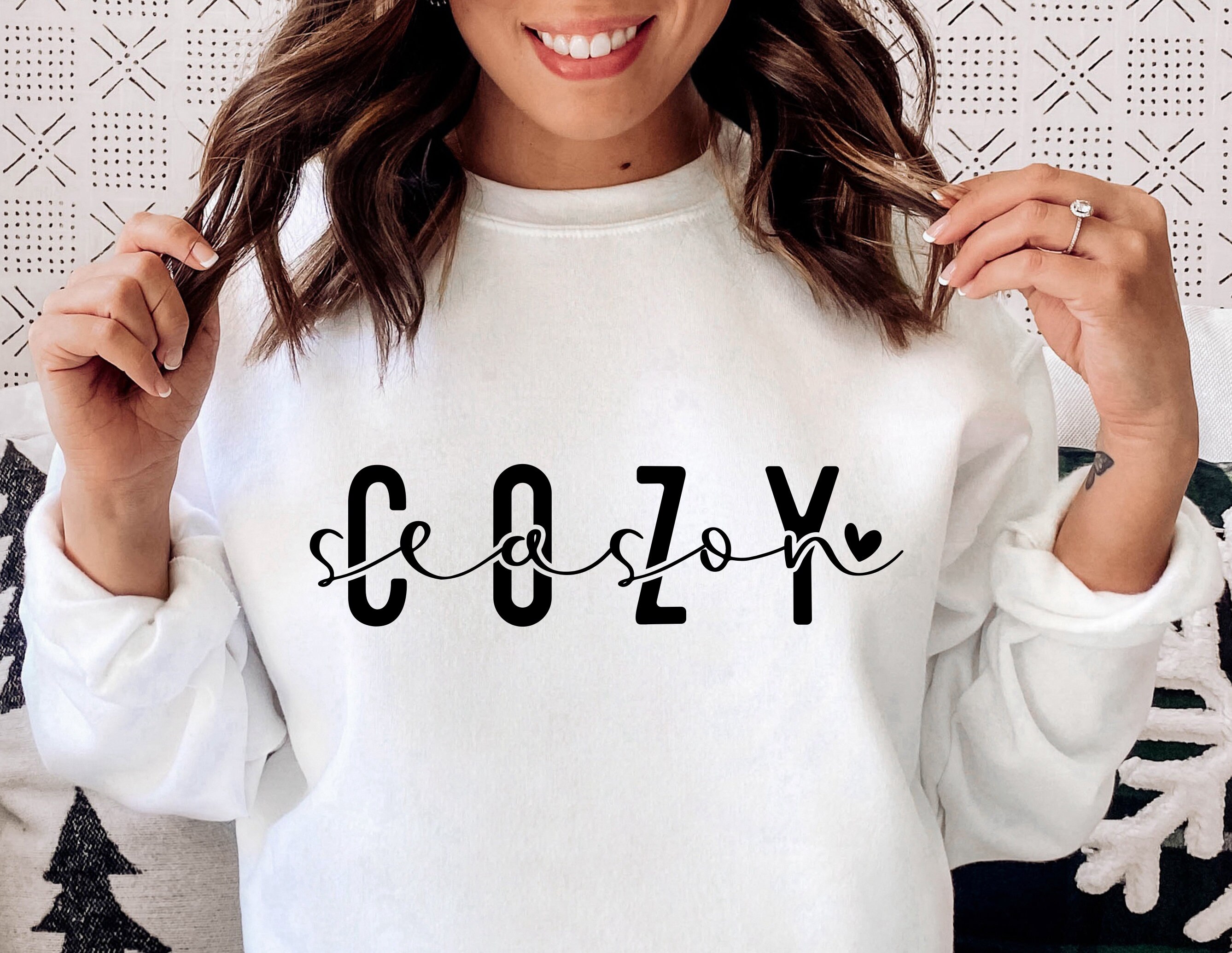 Cozy Season SVG PNG PDF Get Cozy Svg Merry Christmas Svg | Etsy