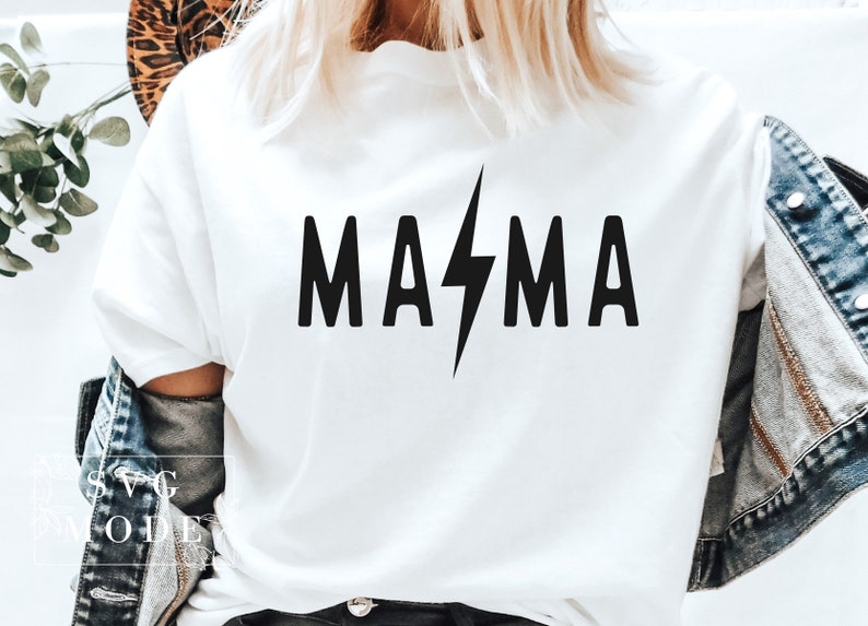 Mama SVG PNG PDF, Rocker Style Mama Svg, Mama Vibes Svg, Mom Svg, Mom ...