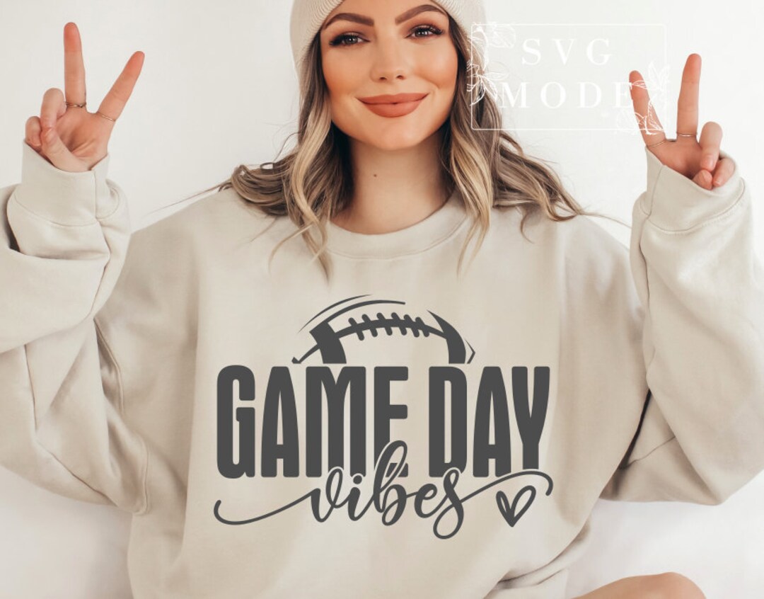 Game Day Vibes SVG PNG, Game Day Svg, Football Svg, Team Halftime Svg ...