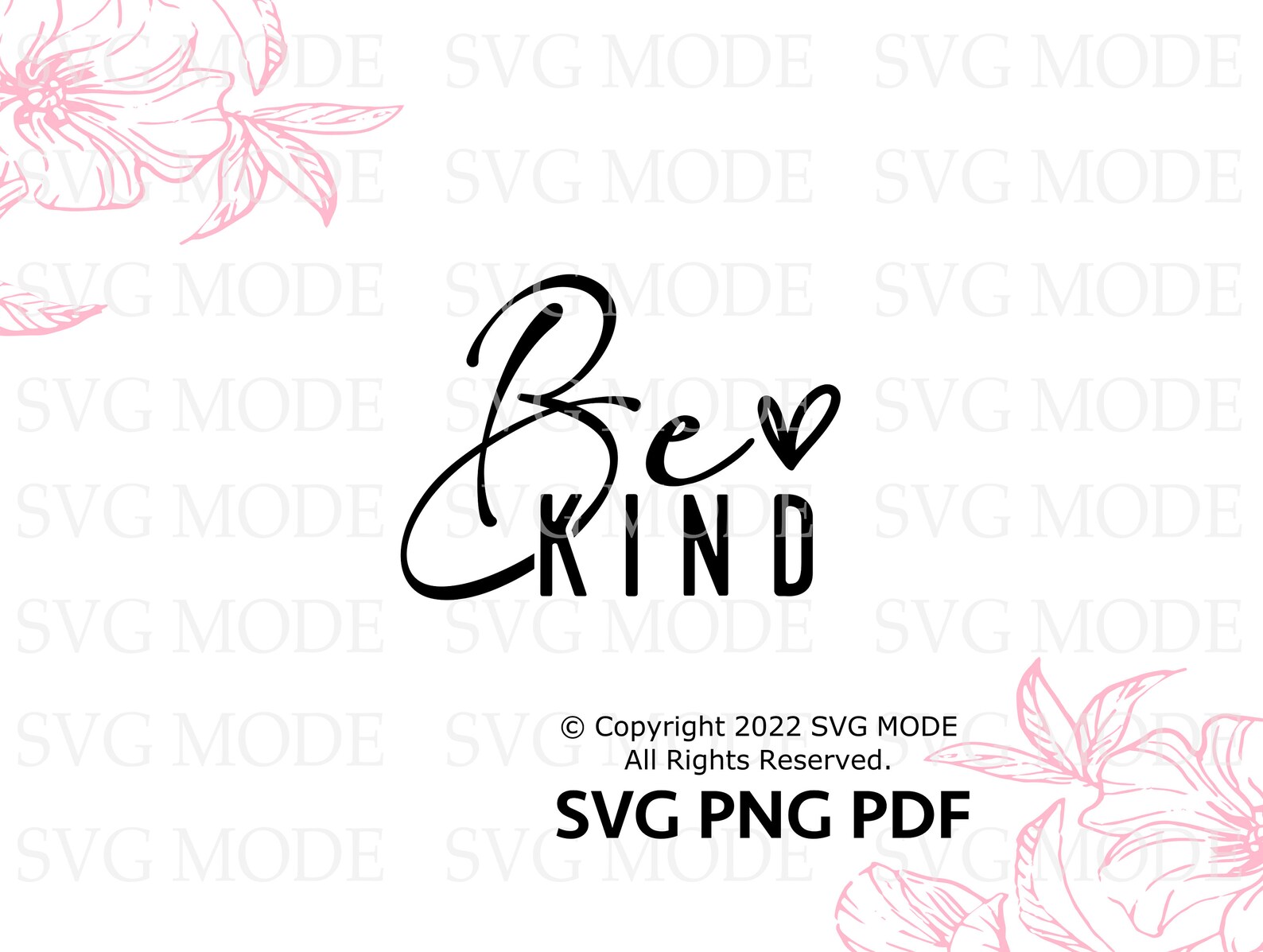 Be Kind SVG PNG PDF Kindness Svg Kind Quote Svg Cute Saying - Etsy UK