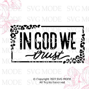 In God We Trust SVG PNG, Created With a Purpose Svg, Christian Svg ...
