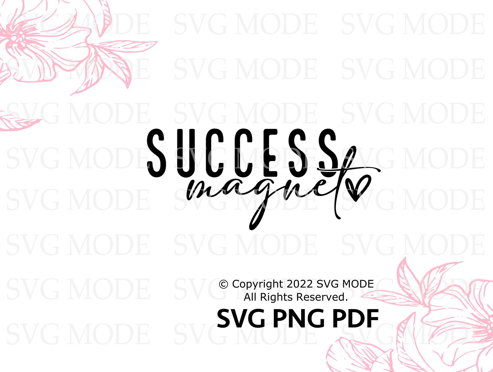 Success Magnet SVG PNG PDF Success Svg Law of Attraction - Etsy UK