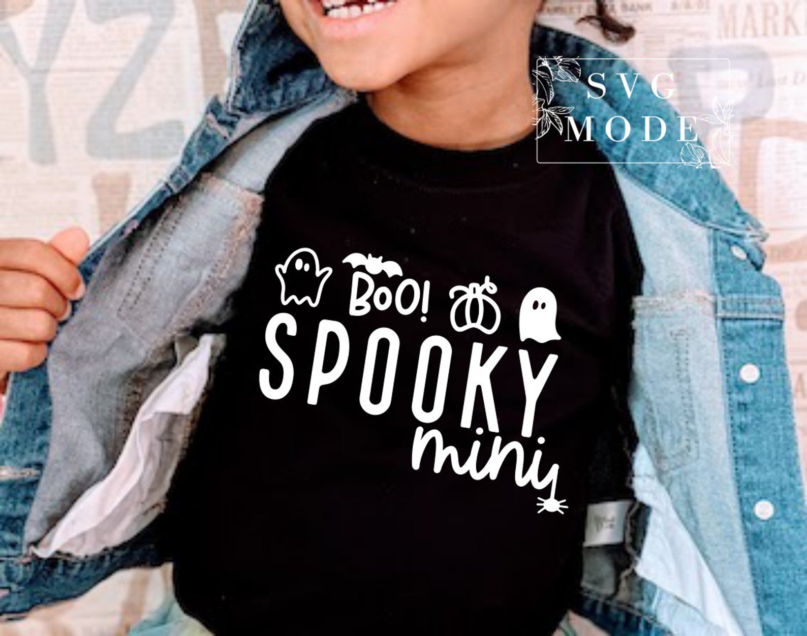 Spooky Mini SVG PNG Baby Ghost Svg Toddler Spooky Svg Kids - Etsy UK
