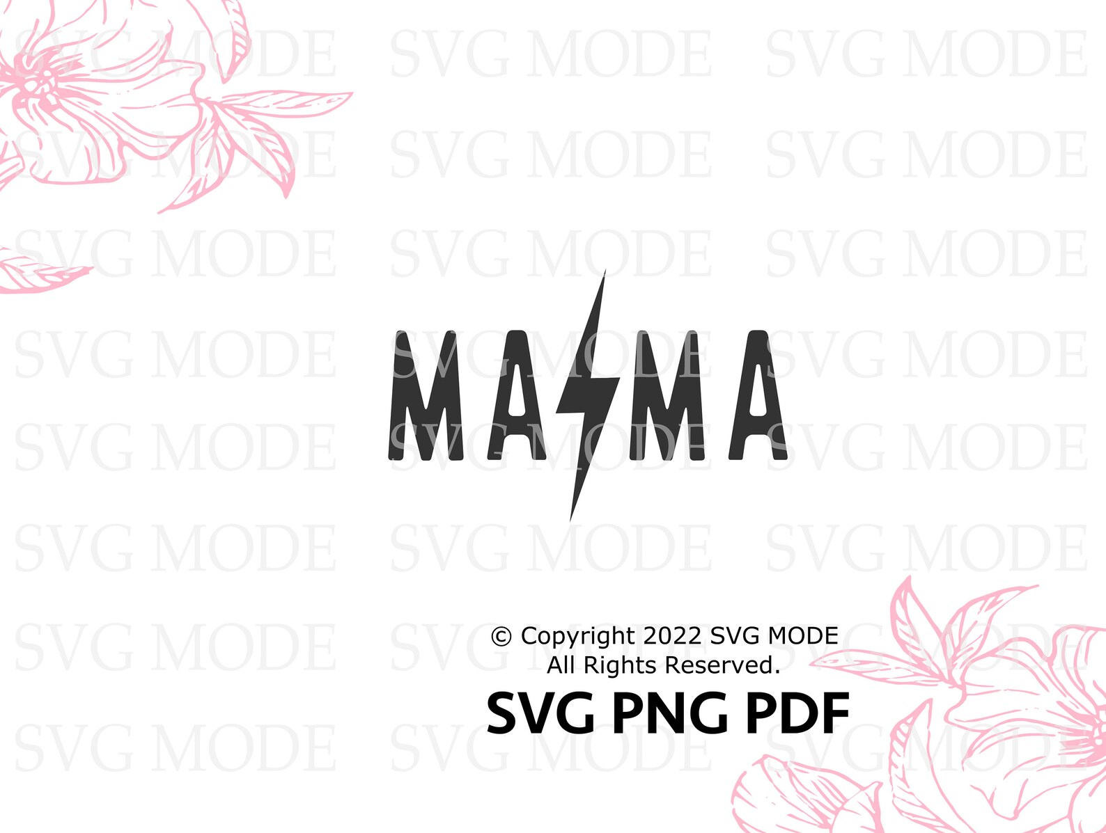 Mama SVG PNG PDF, Rocker Style Mama Svg, Mama Vibes Svg, Mom Svg, Mom ...