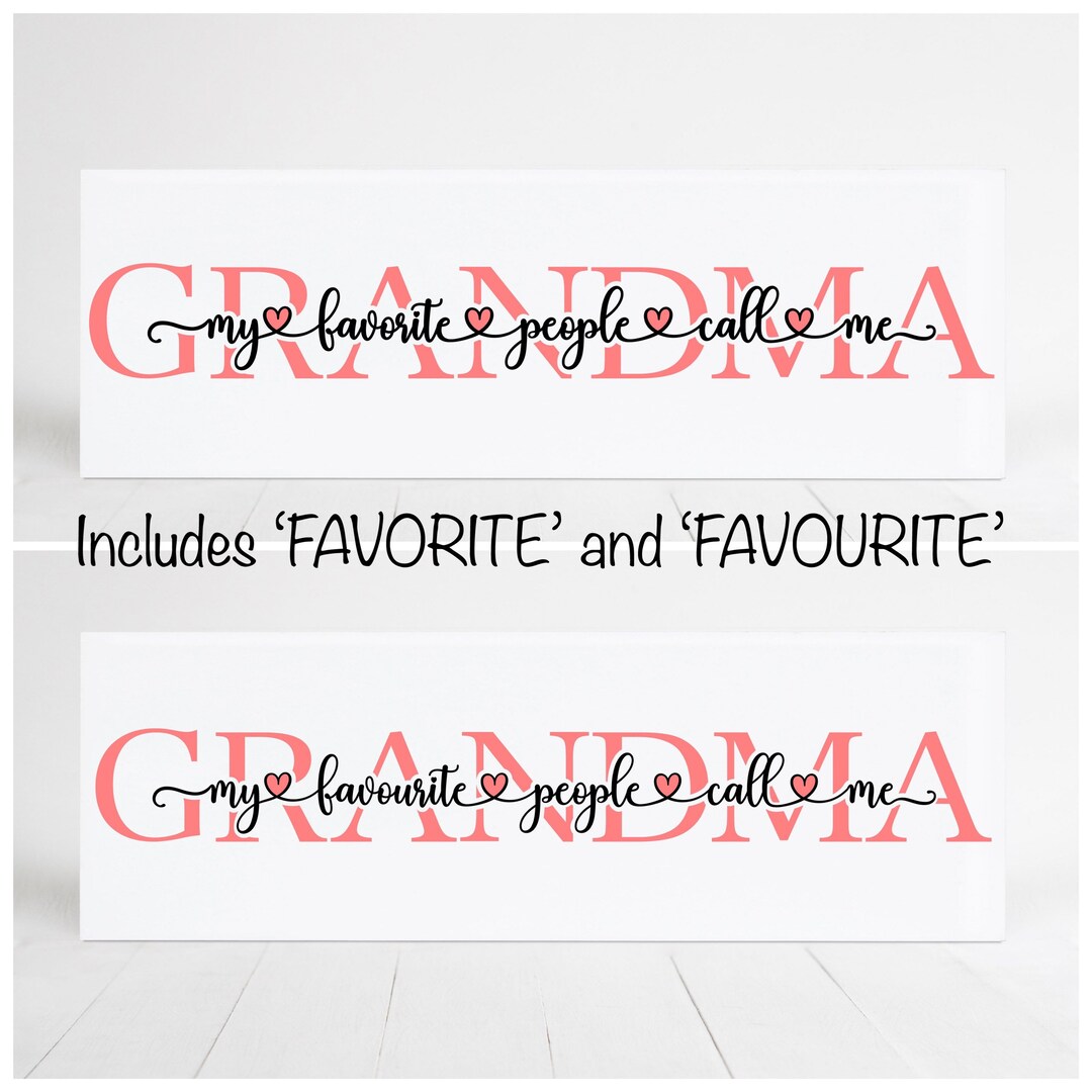 My Favorite People Call Me Grandma Svg Png Pdf, Gift for Grandma ...