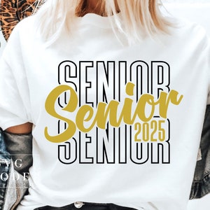 Senior 2025 SVG PNG PDF, Class of 2025 Svg, 2025 Graduate Svg ...